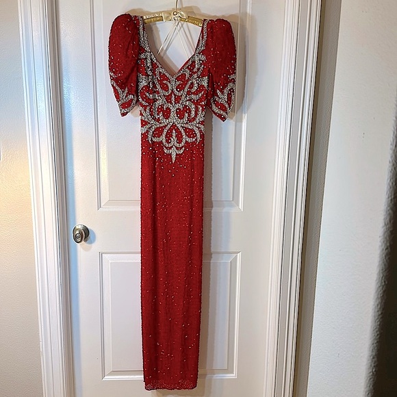 Landa | Dresses | Womens Fully Beaded Formal Gown | Poshmark
